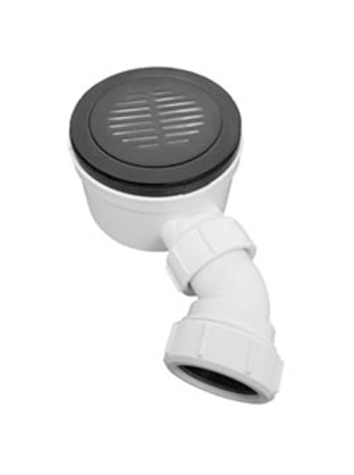 Black - 90mm Shower Waste - Imbrem Bathroom and Waterproofing