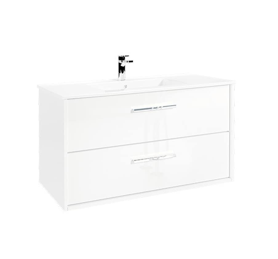Podium - 1000mm Wall-hung vanity unit and basin - Imbrem Bathroom and ...
